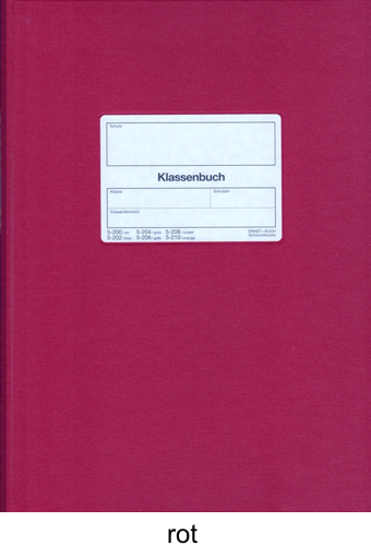 Klassenbuch, DIN A4